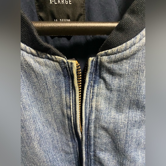 10.Deep | Jackets & Coats | Deep Mens Wrangler Aviator Denim Jacket Xl ...